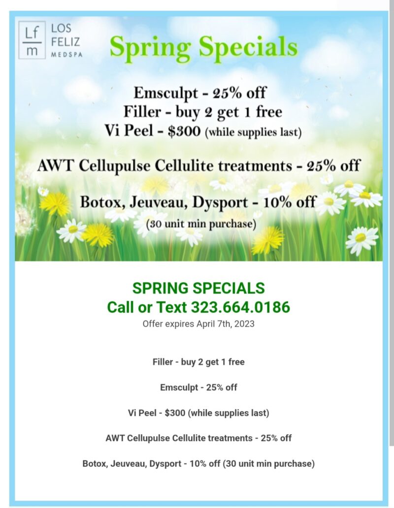 SPRING into BOTOX - Los Feliz Medspa